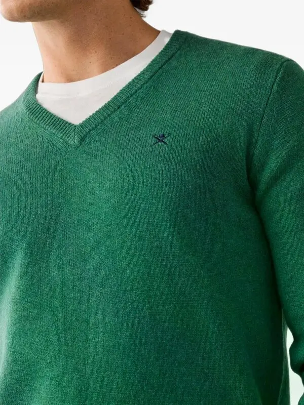 HACKETT  V-neck Wool Sweater