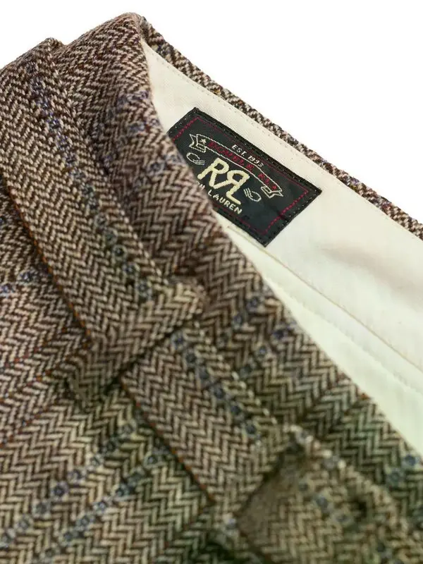 Ralph Lauren Herringbone Pleated Trousers