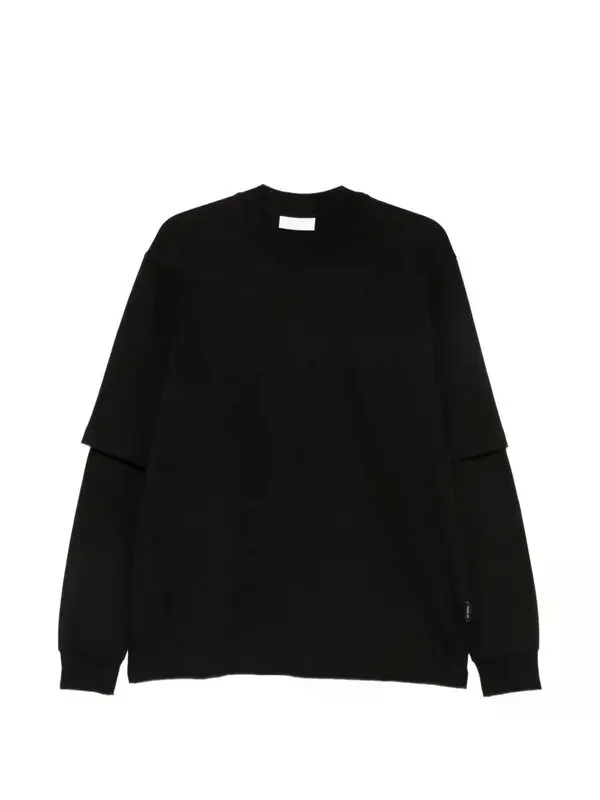 YES LONDON Layered-sleeve Sweatshirt