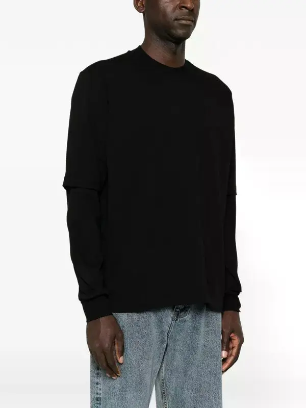 YES LONDON Layered-sleeve Sweatshirt