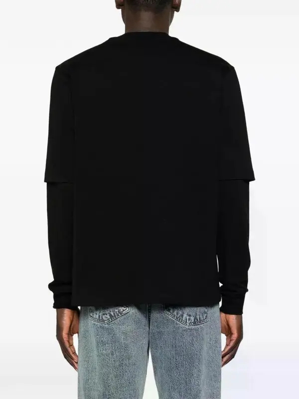 YES LONDON Layered-sleeve Sweatshirt