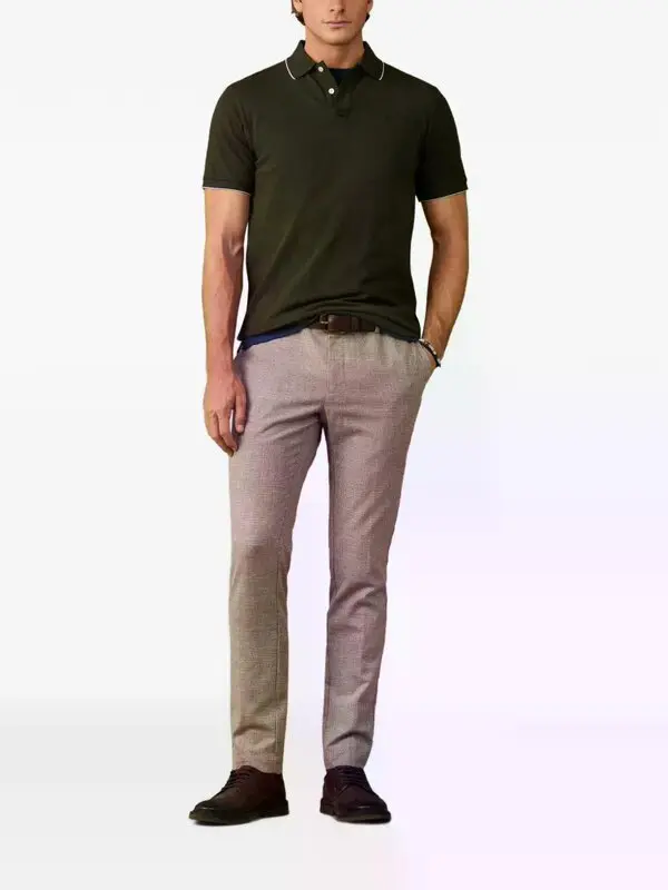 HACKETT  Heritage Tipped Cotton Polo Shirt
