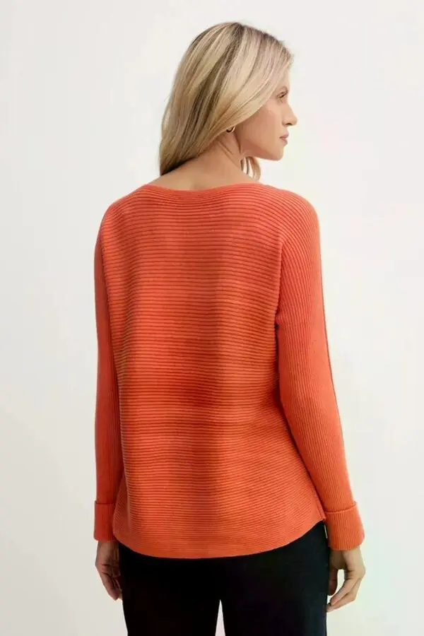 BENETTON Ribbed-knit Boat-neck Sweater
