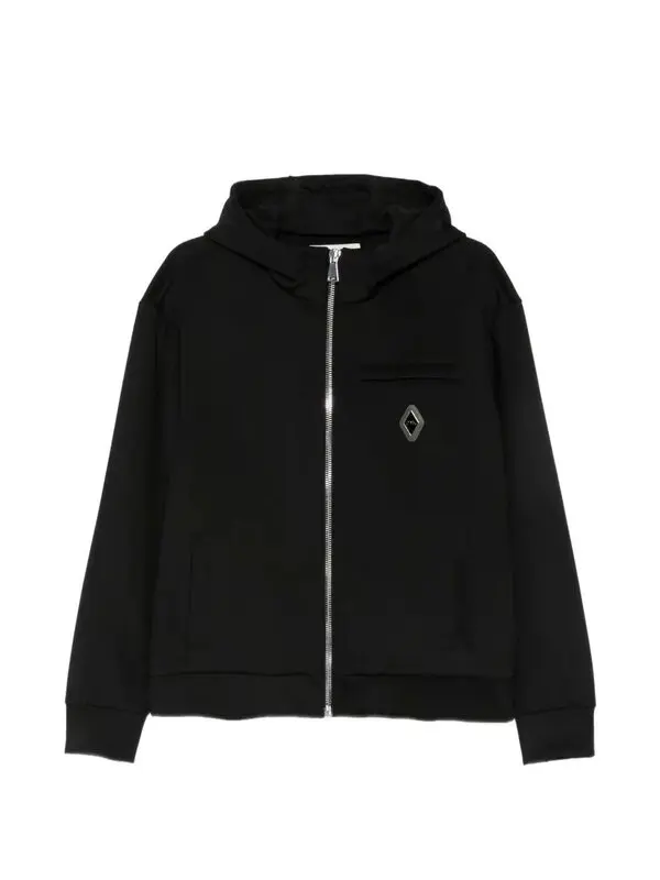 YES LONDON Logo-plaque Hoodie