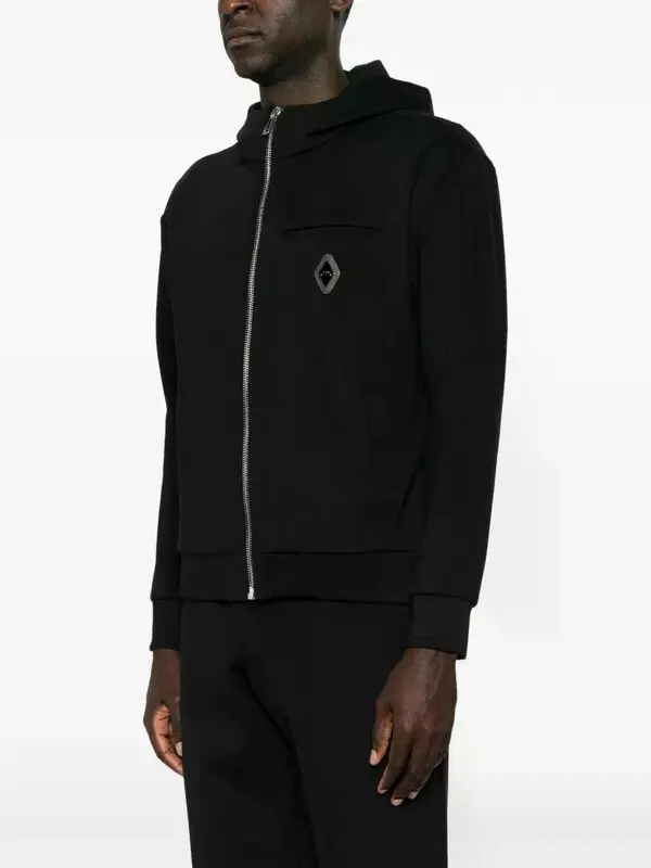 YES LONDON Logo-plaque Hoodie