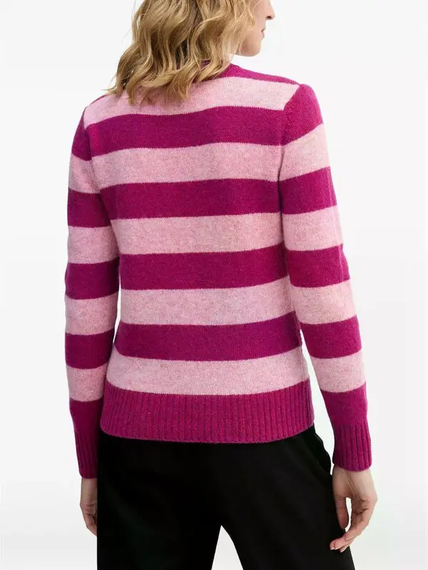 BENETTON Striped Cardigan