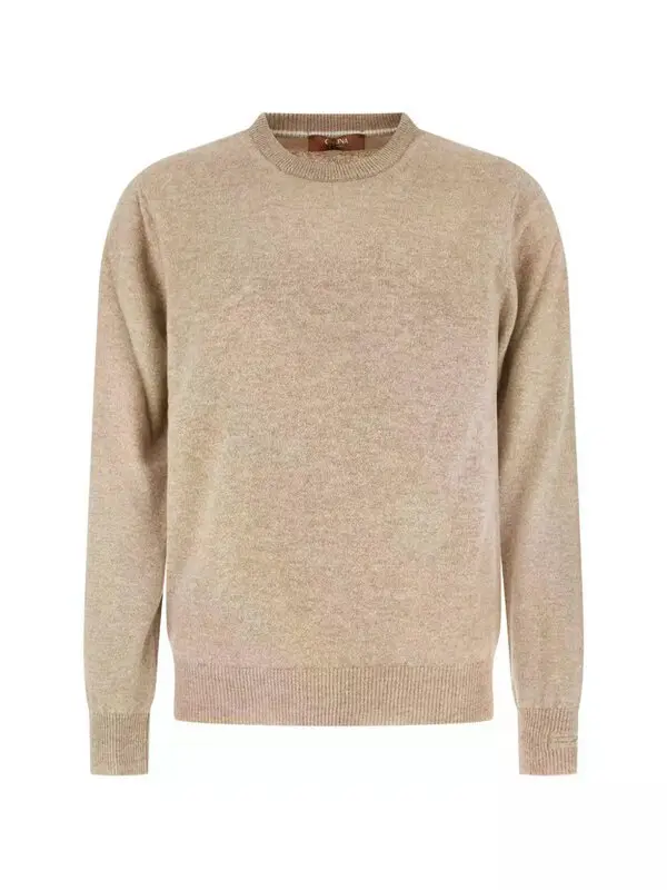 CRUNA Fine-knit Crew-neck Sweater