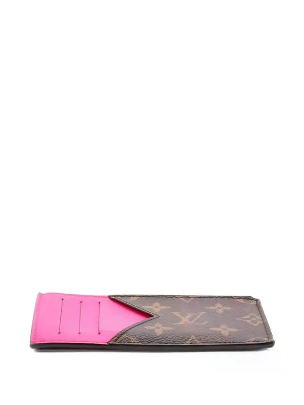 LOUIS VUITTON Coin Macassar Monogram Canvas Card Holder