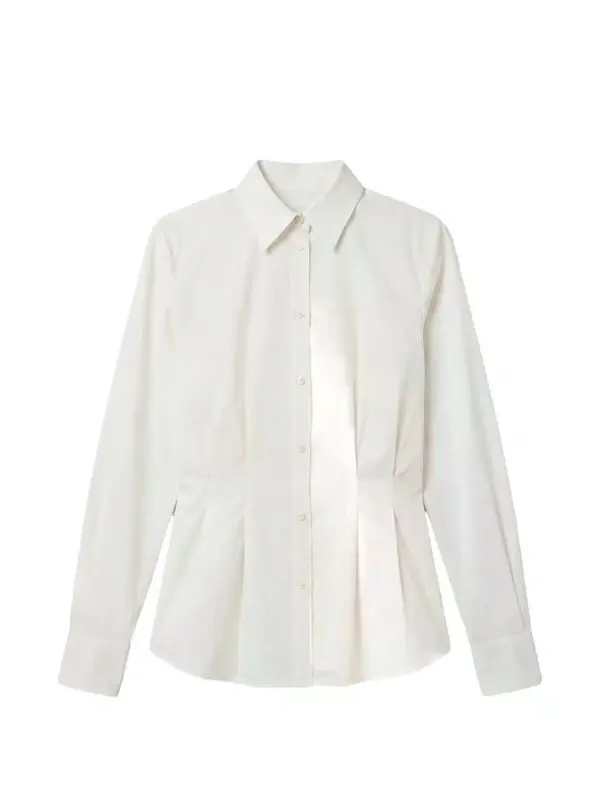 Calvin Klein Pleated Long-sleeve Shirt