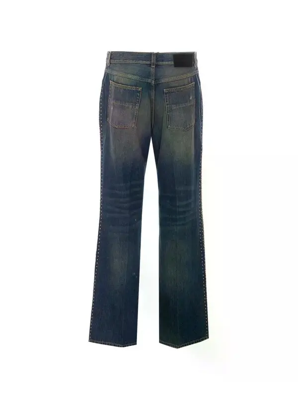 Amiri Ma Fit Embellished Stripe Jeans