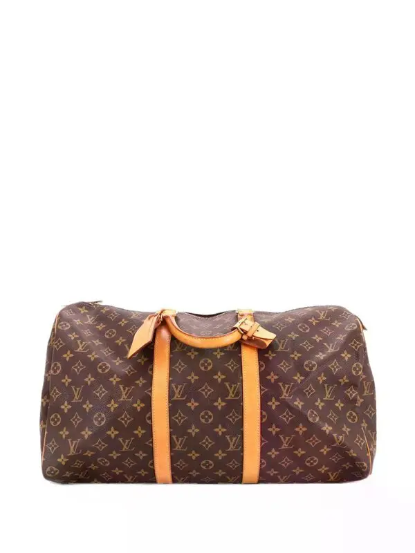 LOUIS VUITTON Keepall Bag Monogram Canvas 50 Travel Bag