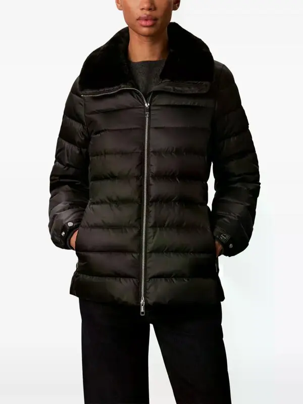 Calvin Klein Faux-fur-trim Quilted Jacket