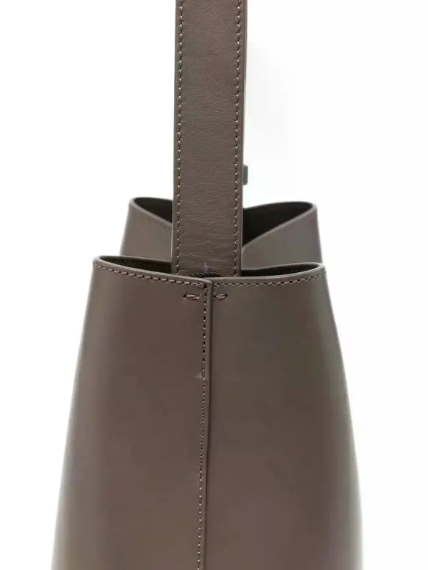 AESTHER EKME Mini Leather Tote Bag - Grey