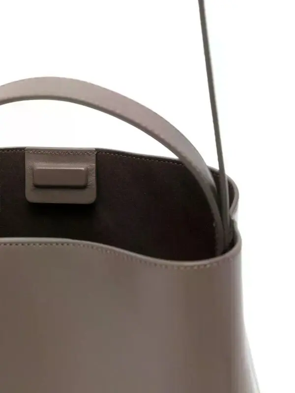 AESTHER EKME Mini Leather Tote Bag - Grey