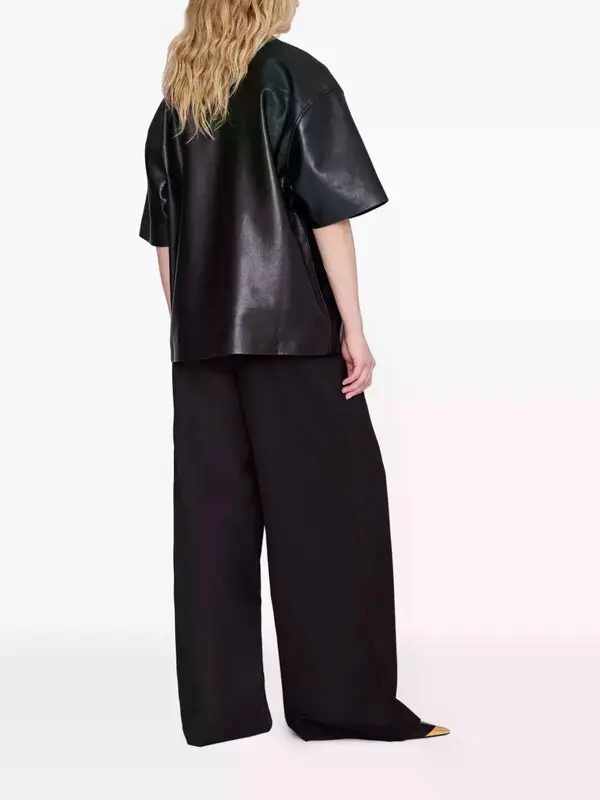 ANINE BING Zeina Top Recycled Leather