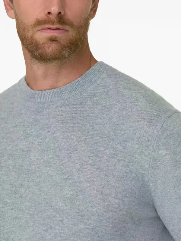 Boggi Milano Crew-neck Jumper In Wool And Cashmere