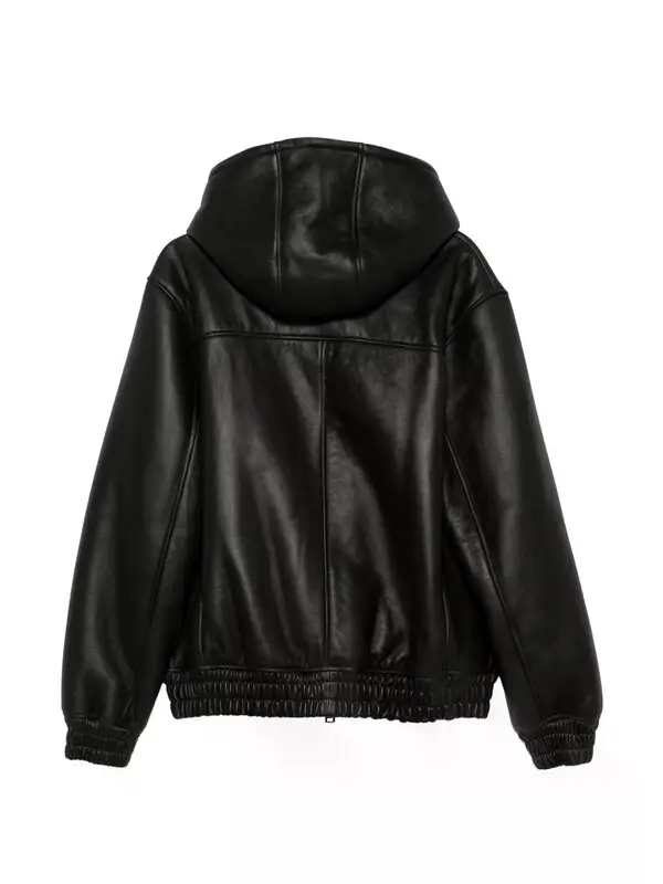 ARMA Hooded Leather Jacket
