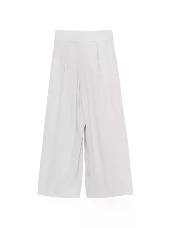 Emporio Armani Pleated Wide-leg Trousers