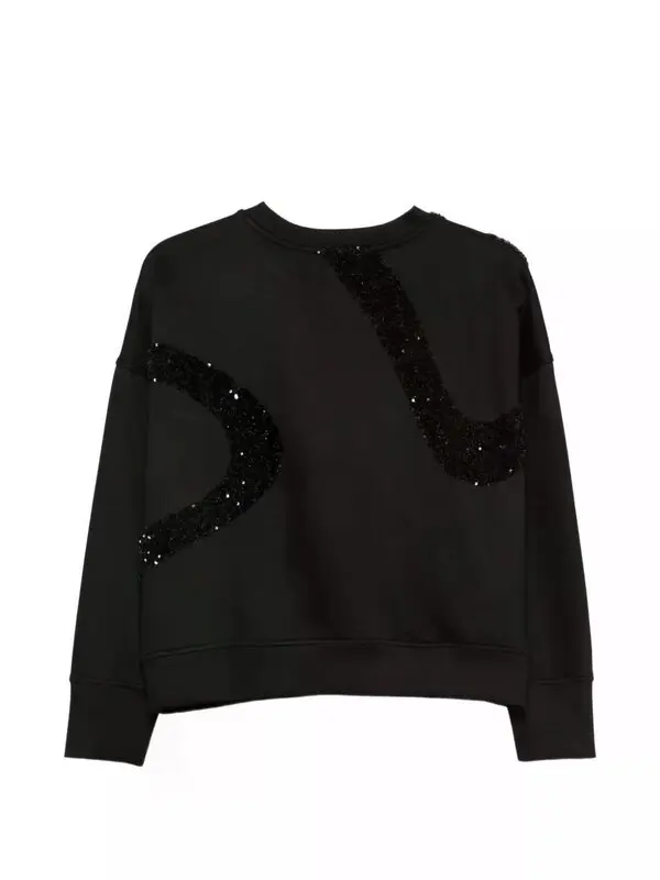 Emporio Armani Sequin-embellished Sweatshirt