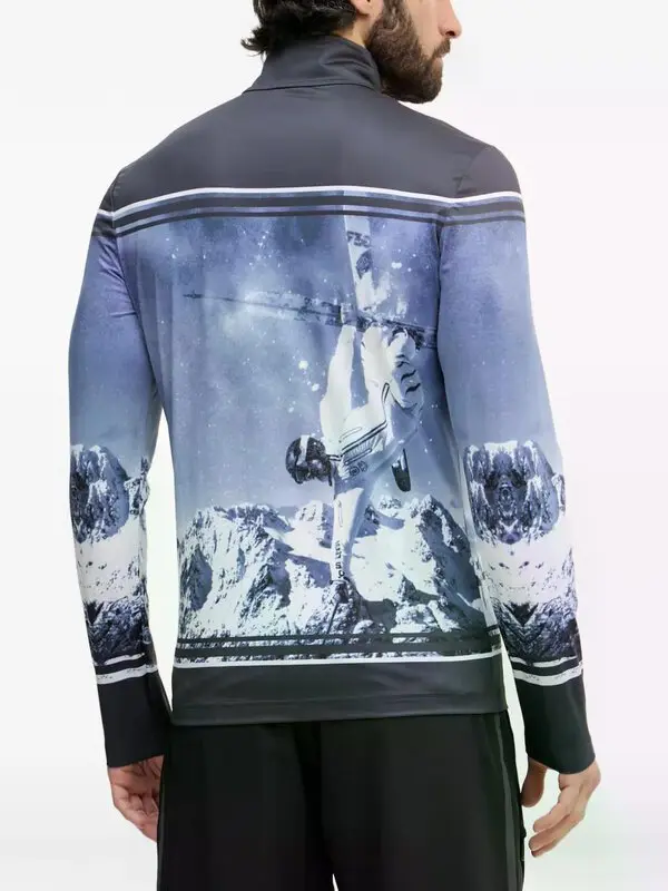 Bogner Verti Graphic-print Zip-up Ski Top