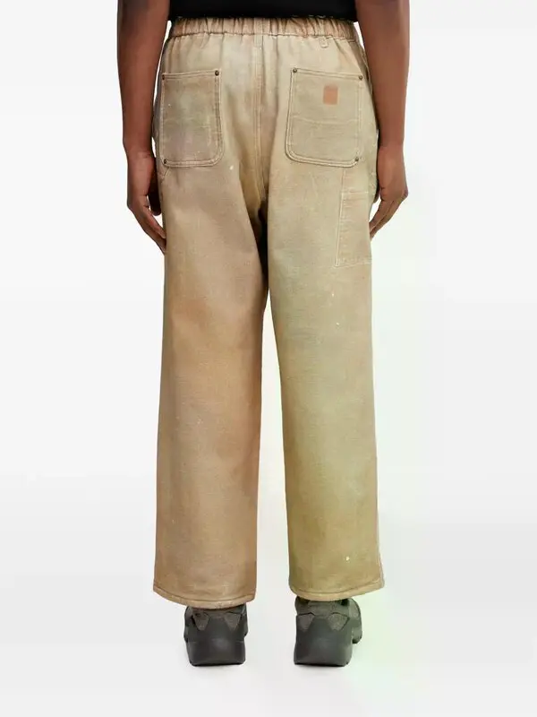 BEAMS Paint-splatter Double-knee Trousers