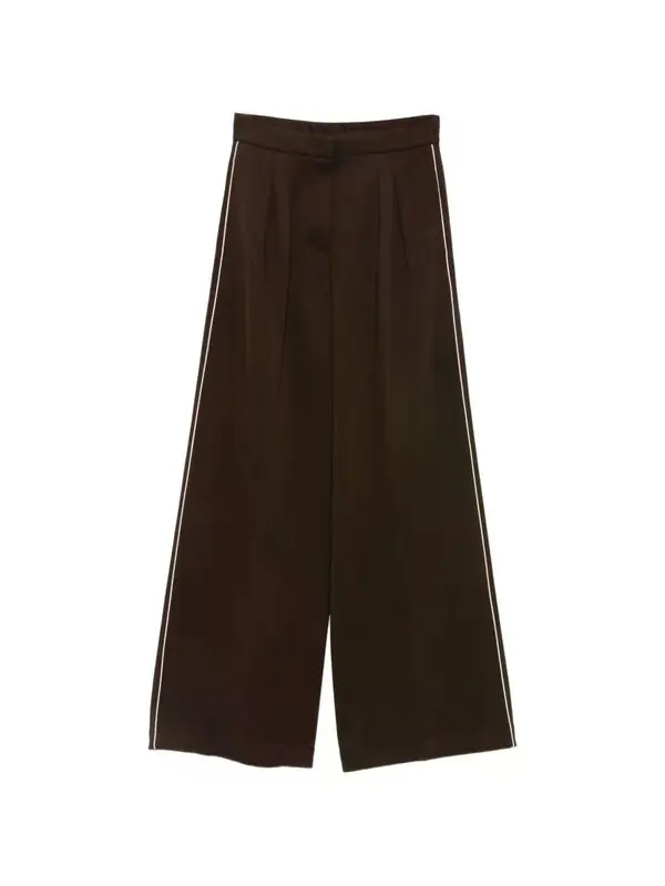 Max Mara Mmlsponda Side-stripe Trousers - Brown