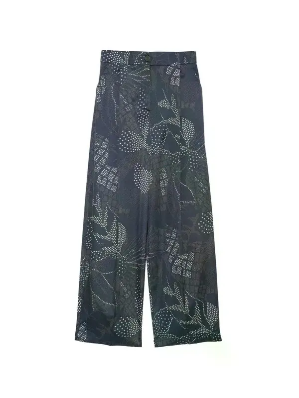 Emporio Armani Print Pallazzo Pants