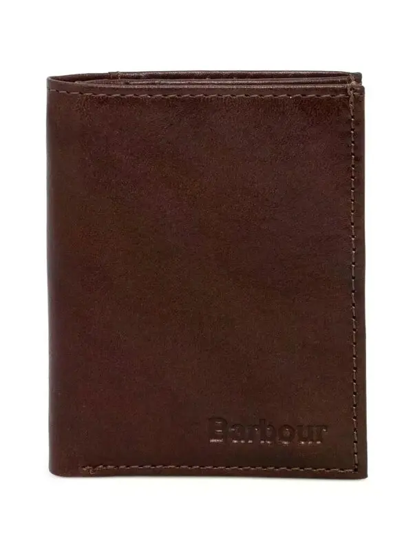Barbour Colwell Small Billfold Wallet - Brown