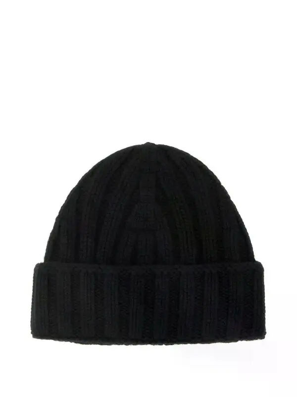 LARMERI STUDIO Ribbed-cashmere Beanie Hat