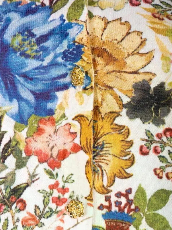 Alice + Olivia Cason Floral-print Cardigan