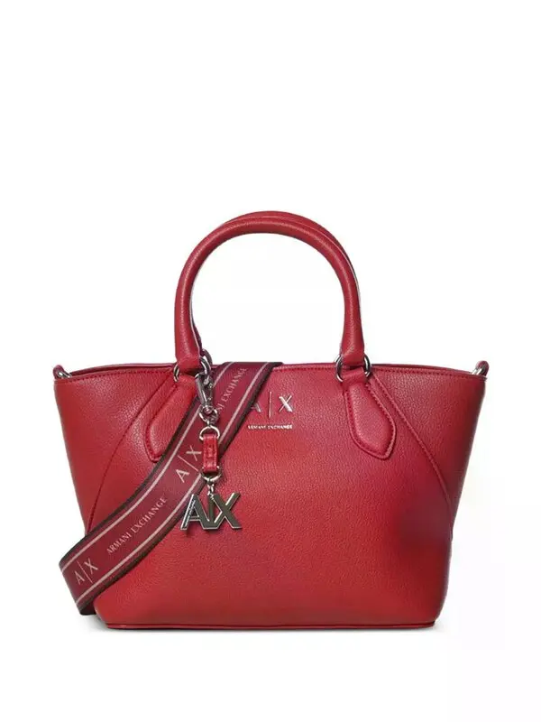 Armani Exchange Logo-plaque Tote Bag - Red