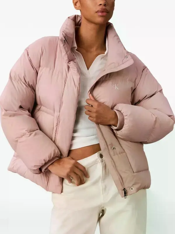 Calvin Klein Quilted High-neck Jacket