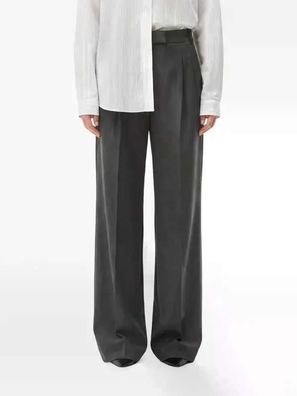 SITUATIONIST Pleated Wool Trousers