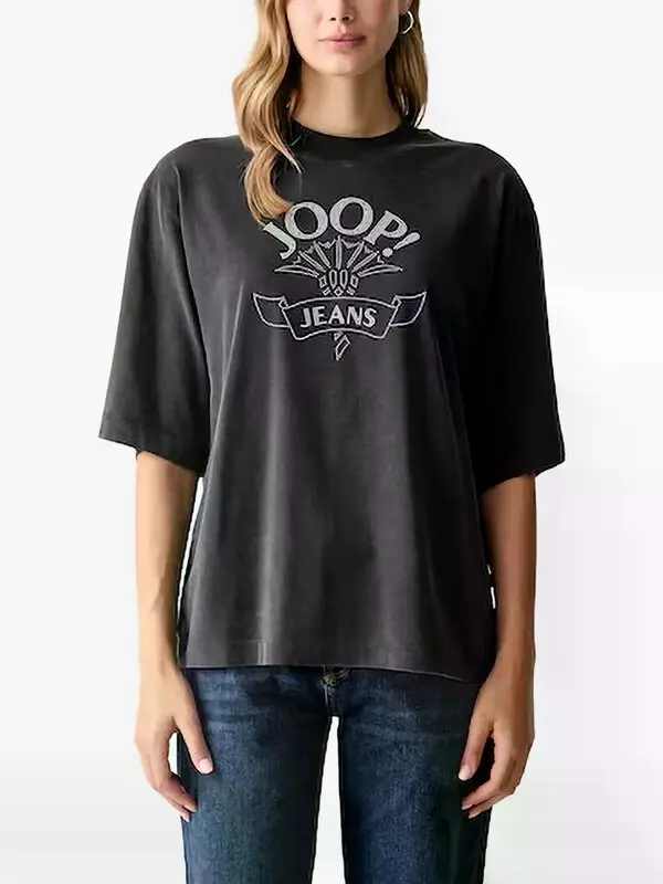 JOOP! Embellished Logo-print T-shirt