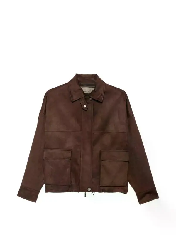 D.exterior Panelled Flap-pocket Jacket - Brown