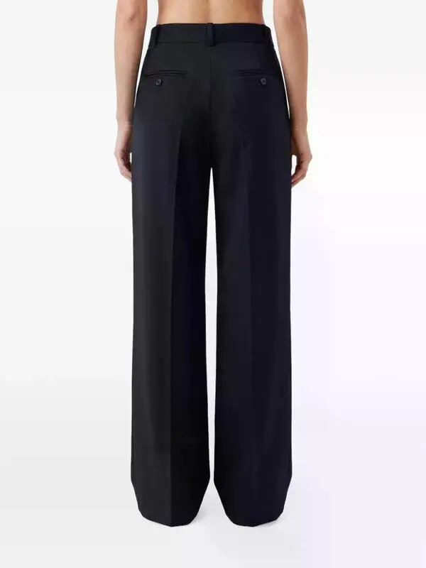 SITUATIONIST Pleated Wide-leg Trousers