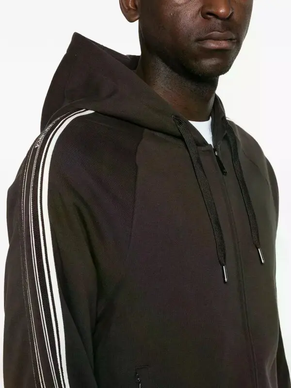 Emporio Armani Side-stripe Raglan-sleeve Hoodie
