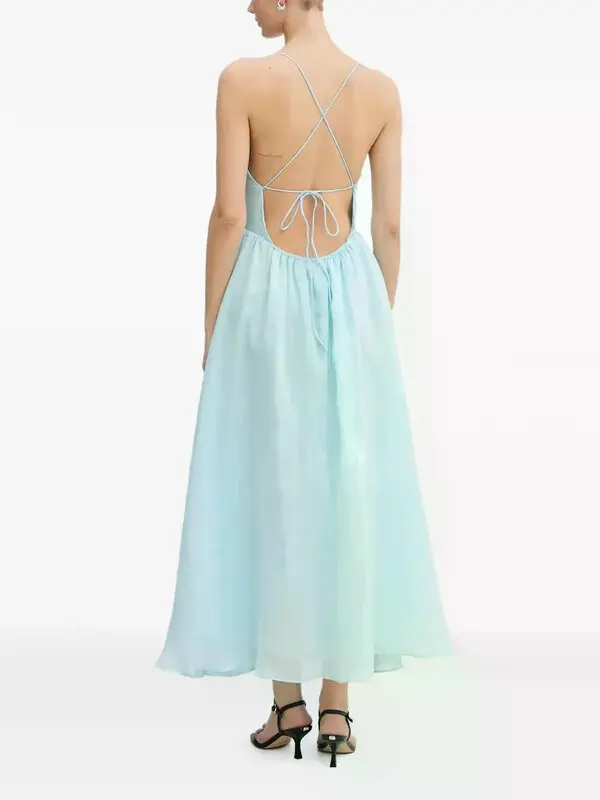 Bardot Arletha Back-tie Flared Maxi Dress