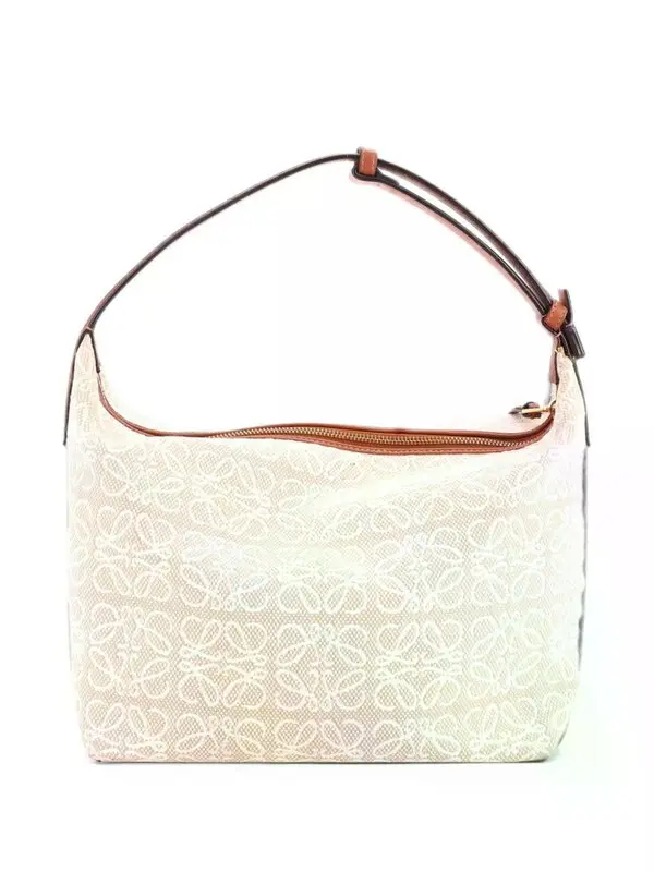 Loewe Cubi Anagram Jacquard Medium Hobo Bag