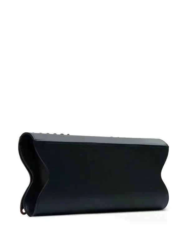Perrin Le Corset Perforé Lace-up Clutch Bag