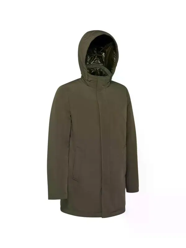 Geox Hooded Concealed-fastening Jacket