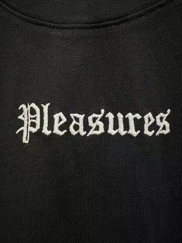 PLEASURES Luster Logo-embroidered T-shirt