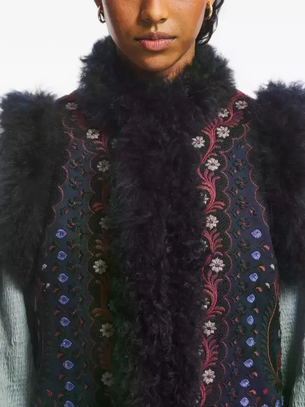 Antik Batik Ivan Embroidered Gilet