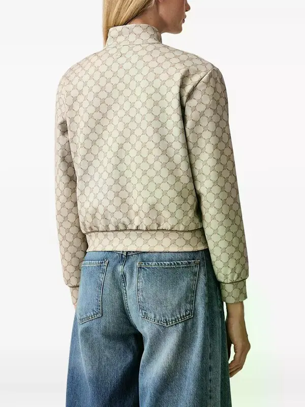 JOOP! Cornflower-print Zip-up Sweatshirt