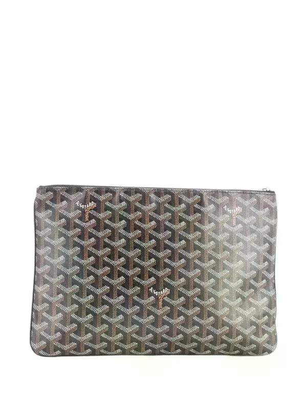 Goyard Senat Zip Coated Canvas Mm Pouch