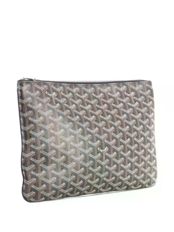 Goyard Senat Zip Coated Canvas Mm Pouch