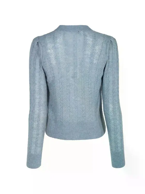Veronica Beard Solene Cable-knit Cardigan