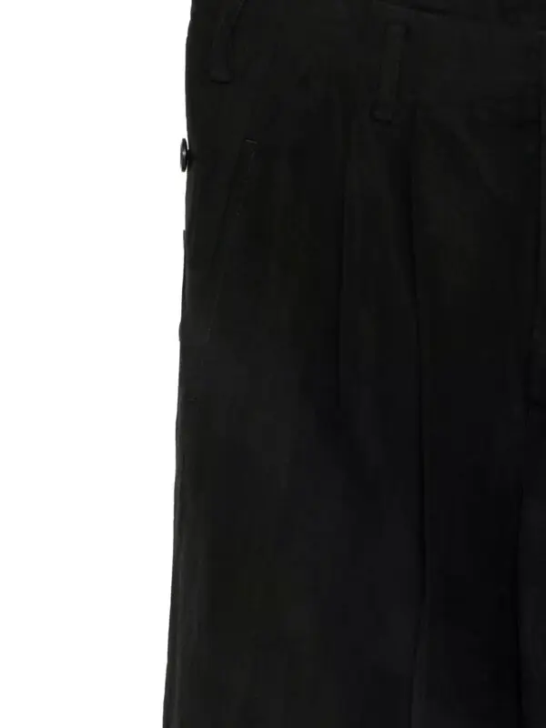 NUDE:MASAHIKO MARUYAMA Pleated Tapered Trousers
