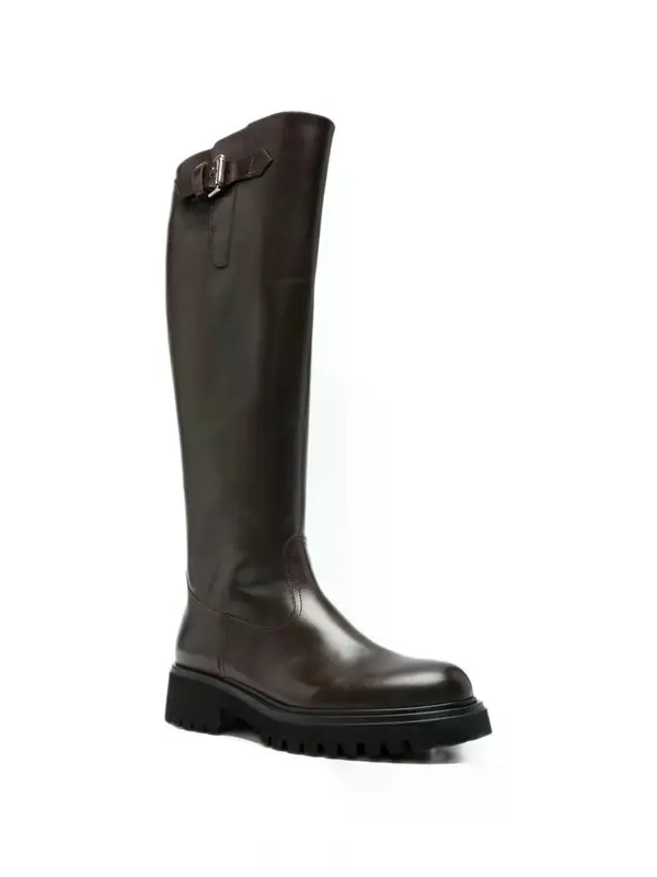 GUGLIELMO ROTTA Buckle-detail Ridged-sole Boots