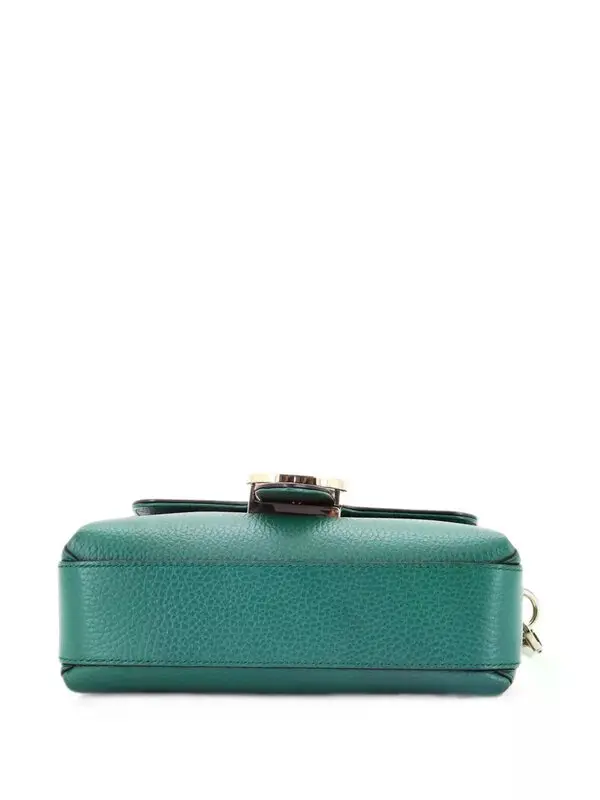 Gucci Interlocking Chain Leather Small Crossbody Bag
